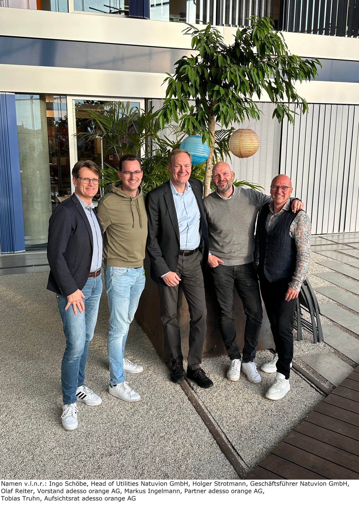 Natuvion und adesso orange vertiefen ihre Partnerschaft